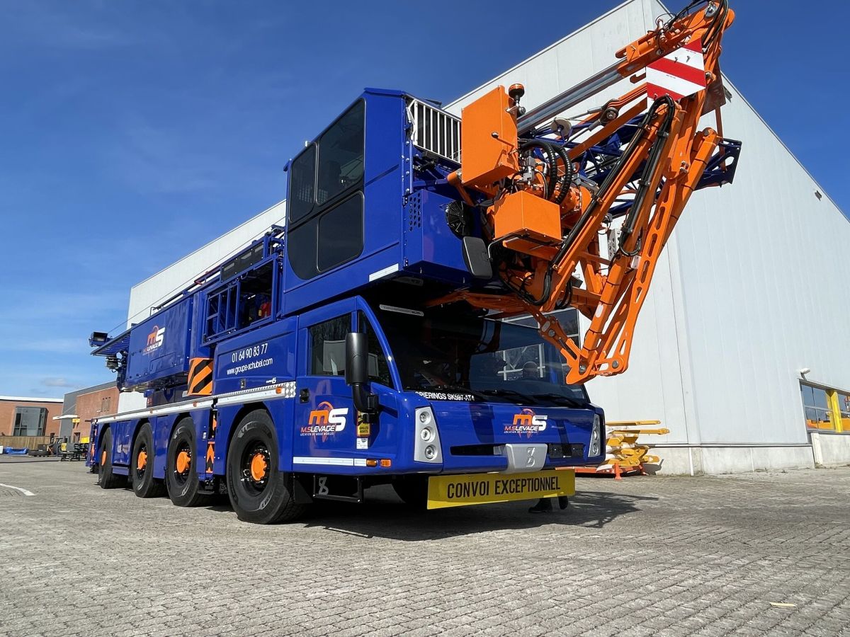 MS Levage : nouvelle grue à tour mobile électrique SK597-AT4