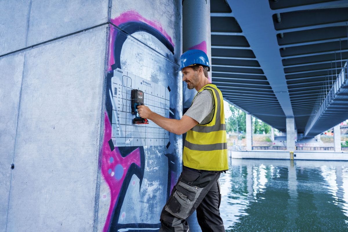 Nouveau scanner mural sans fil D-TECT 18V-200-17C Bosch